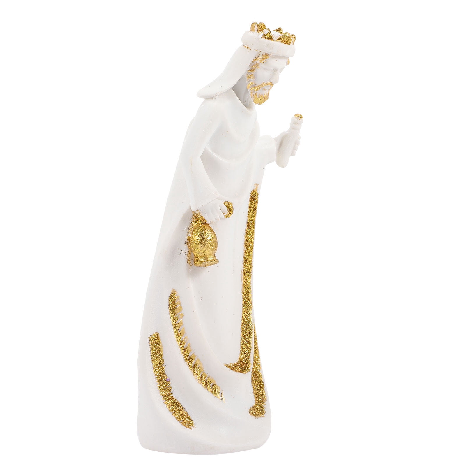 Jesus Resin Ornaments Religious Decor Sleeping St Statue for Crafts ...