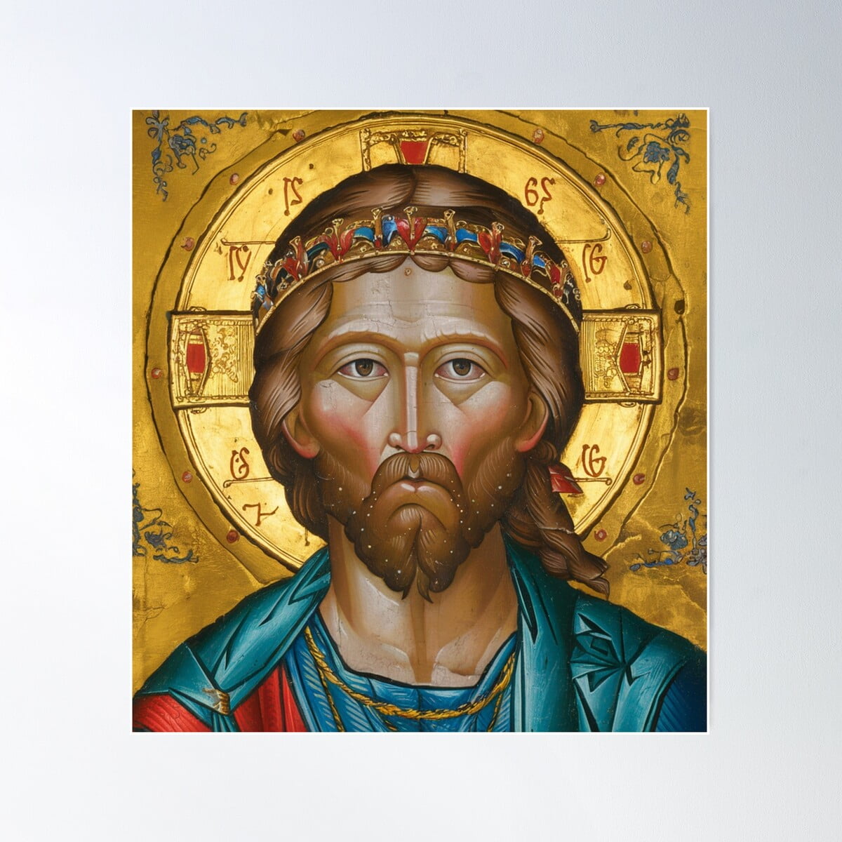 Jesus Restoration. Jesus Painting Poster Wall Art, Modern Wall Decor ...