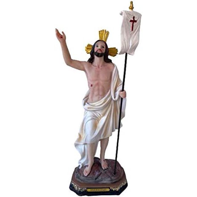 Jesus Resucitado 12" Christ Resurrected Resin Statue Figurine 25305/12 ...