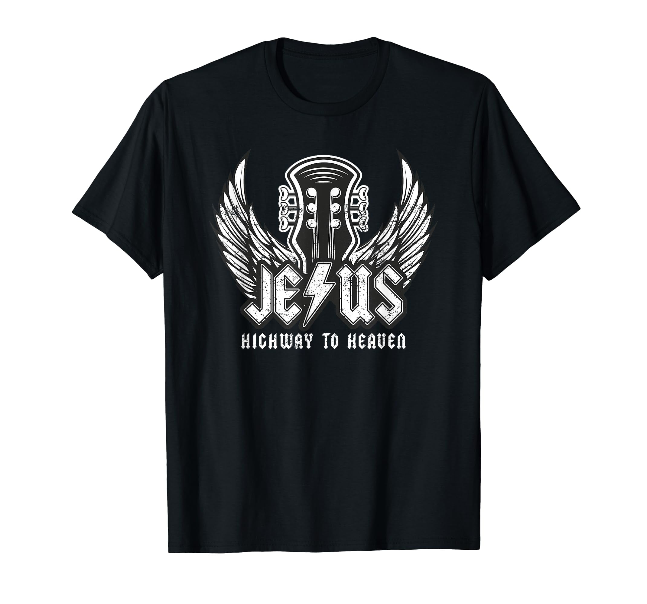 Jesus Rock and Roll Christian Music Worship Bible Verse T-Shirt ...