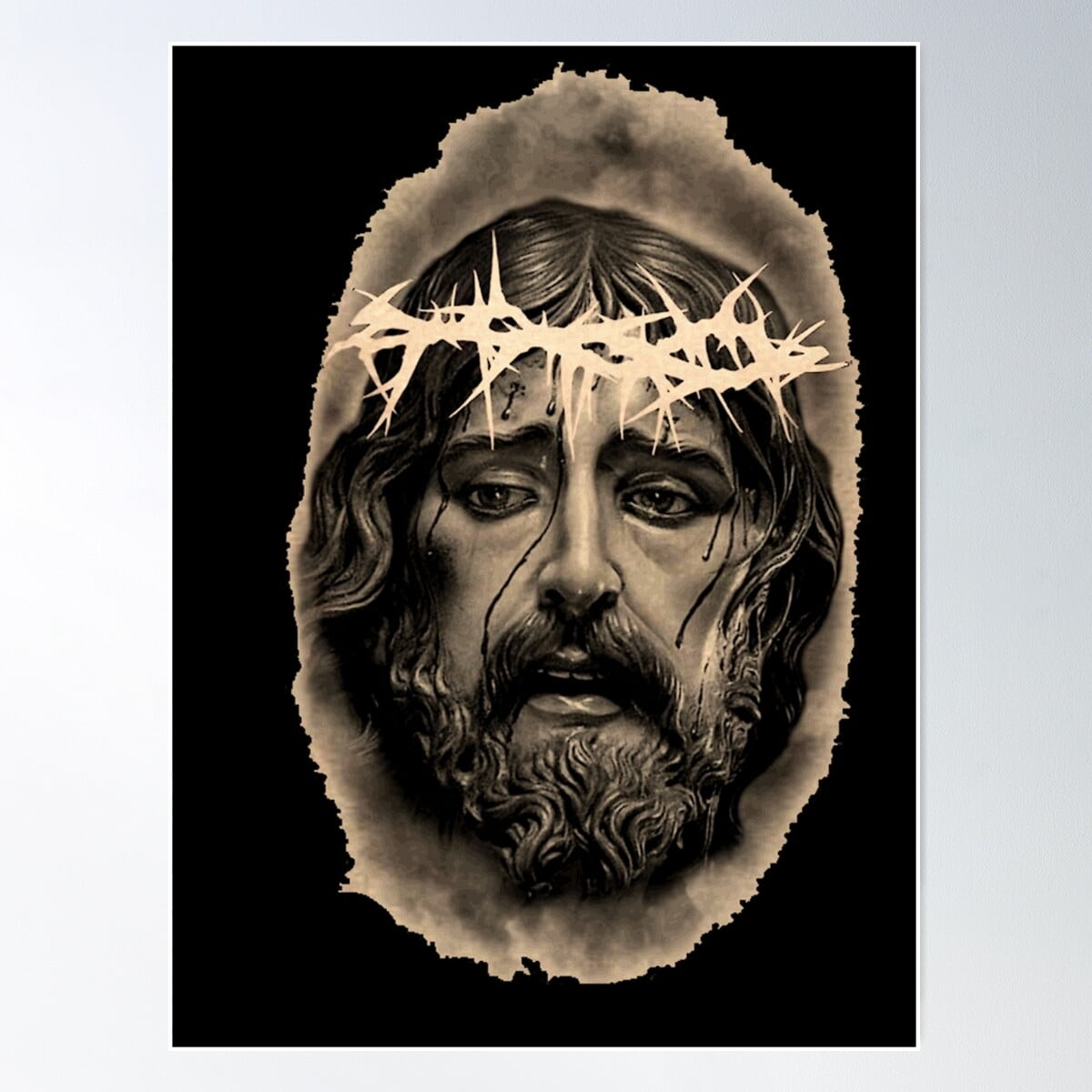 Jesus'S Sacrifice Poster Wall Art, Modern Wall Decor For Living Room ...