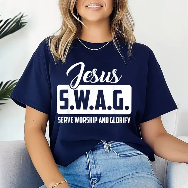 Jesus SWAG T-Shirt – Serve Worship and Glorify Christian Tee, Unisex ...