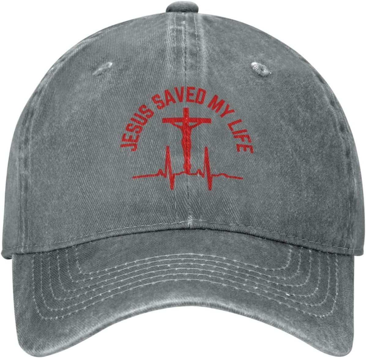 Jesus Saved My Life Hat Christ Cross Christian Jesus 2024 Onlytrucker ...