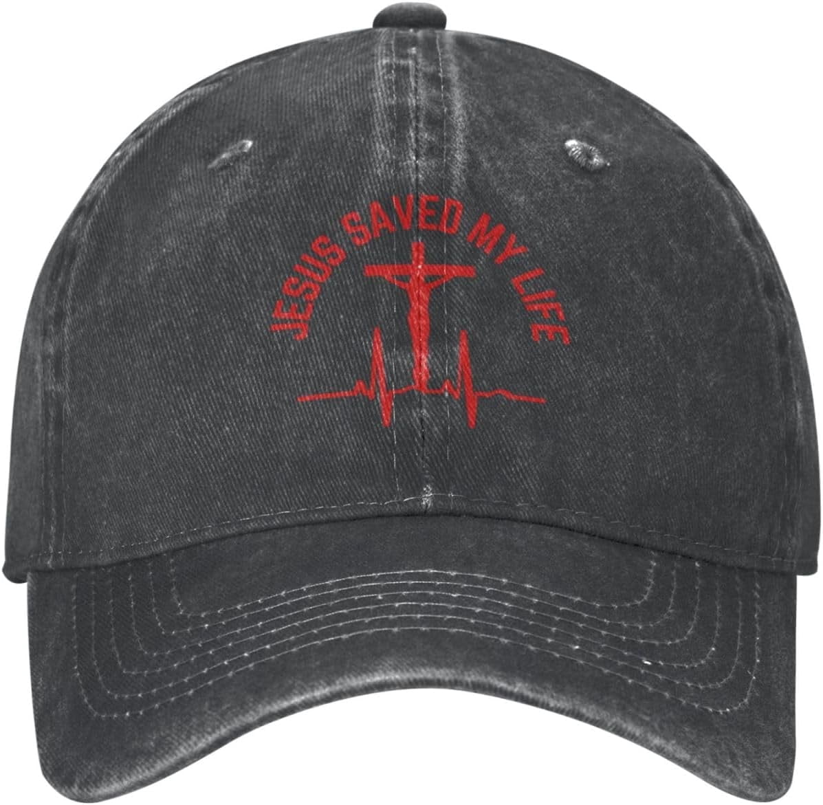Jesus Saved My Life Hat Christ Cross Christian Jesus 2024 Onlytrucker ...
