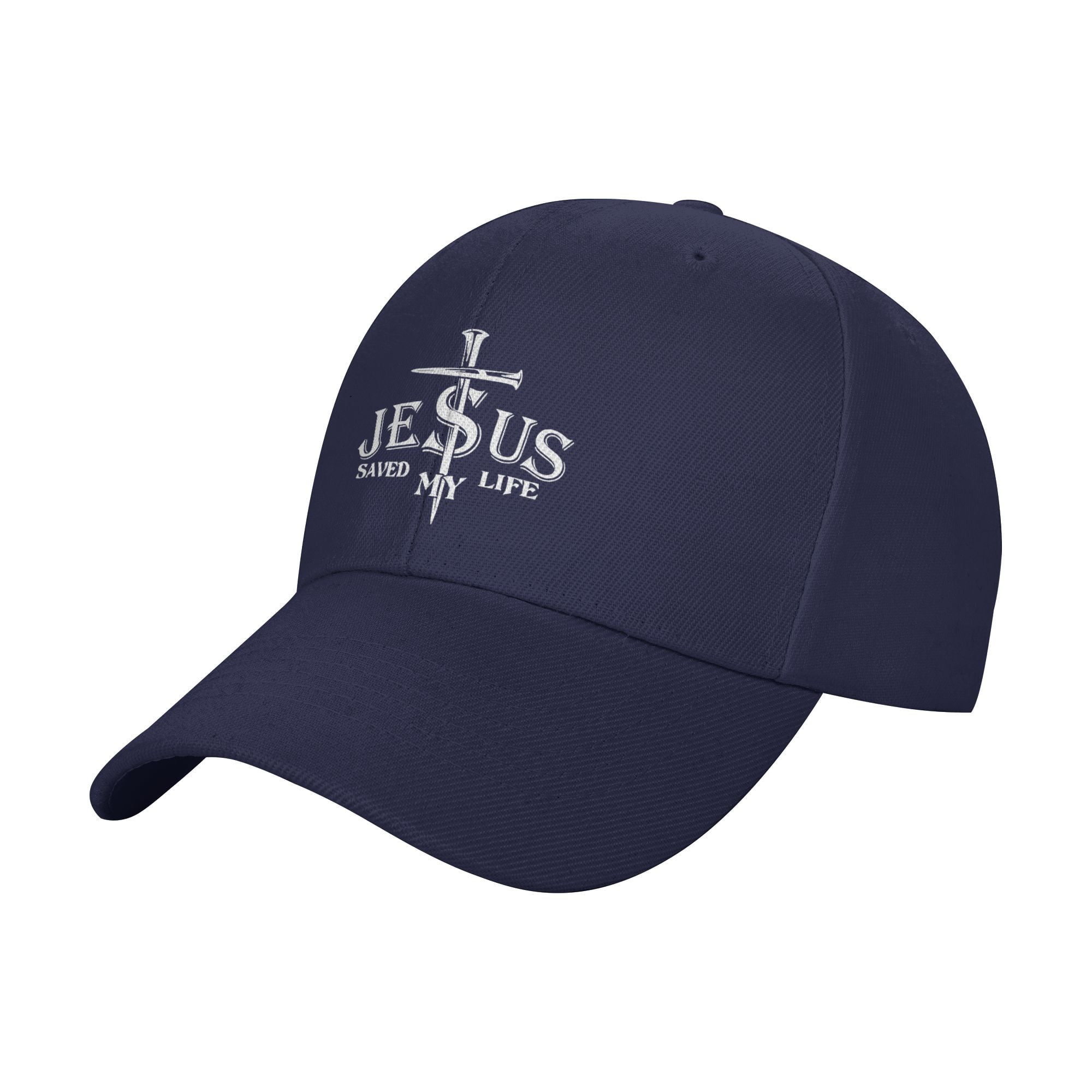Jesus Saved My Life Religious Christian God Baseball Cap Adjustable ...