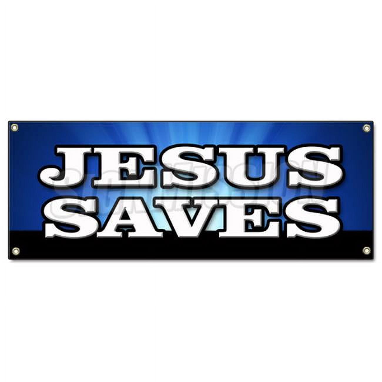 Jesus Saves Banner Sign - Church Religious Pastor Bible Christian ...