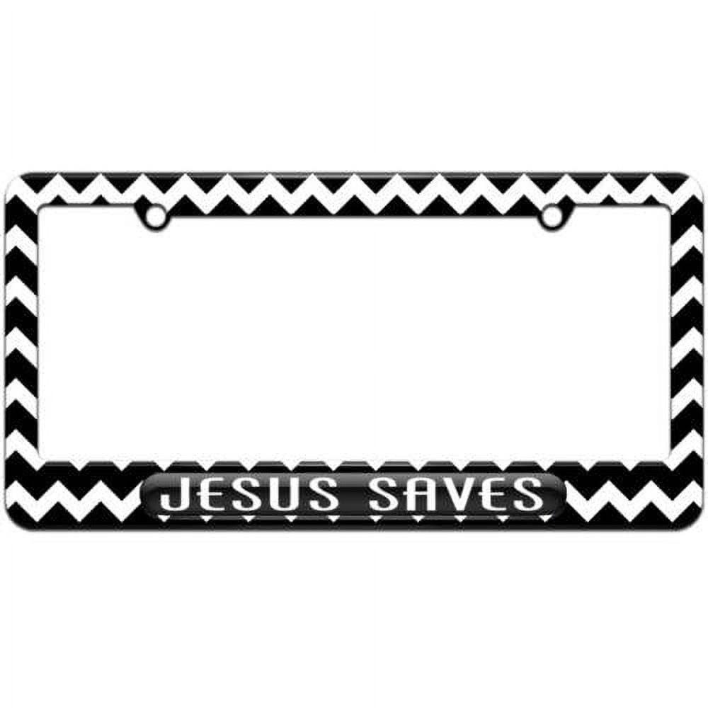 Jesus Saves, Religious License Plate Tag Frame, Multiple Colors ...