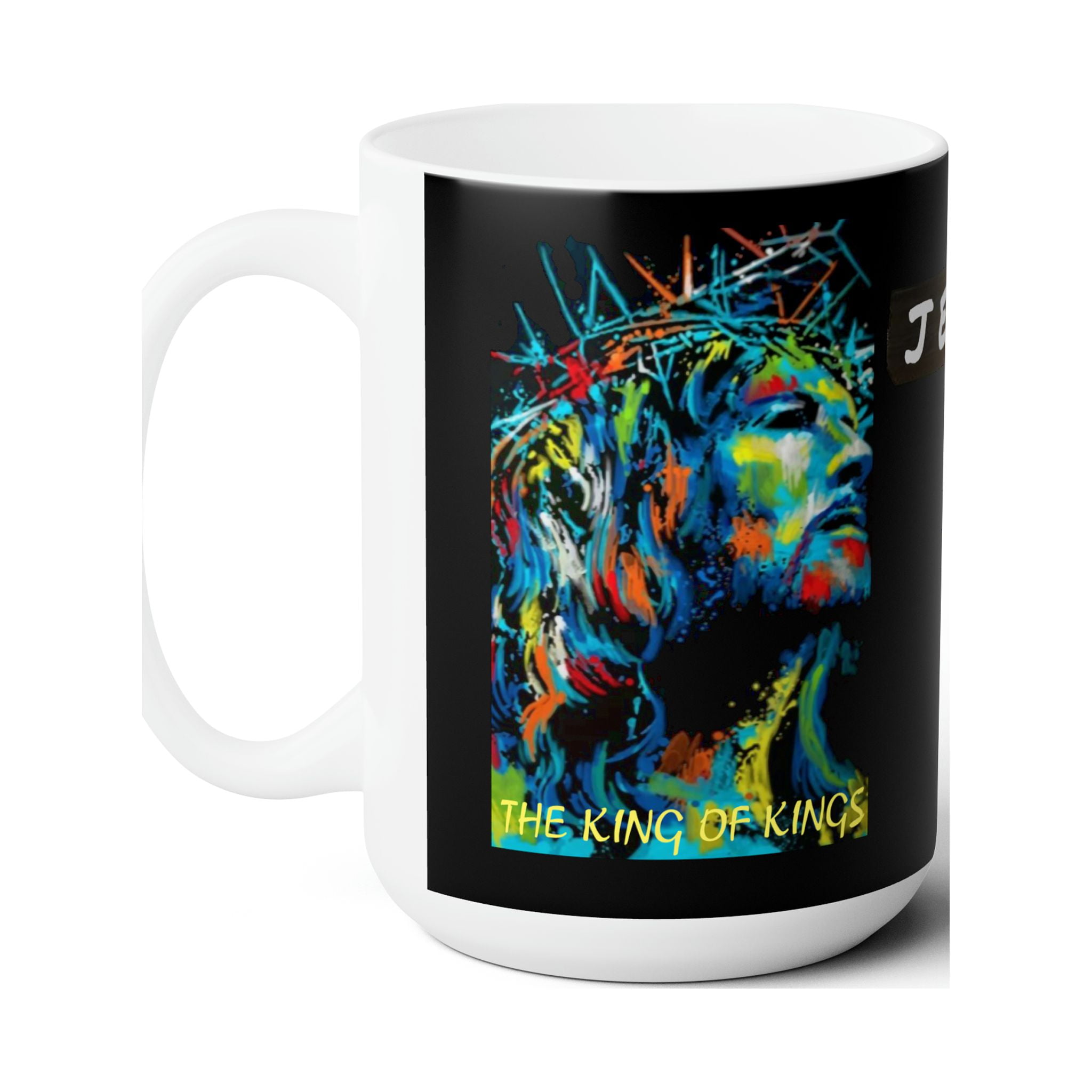 Jesus Saves the King of Kings white Ceramic Mug 15oz - Walmart.com