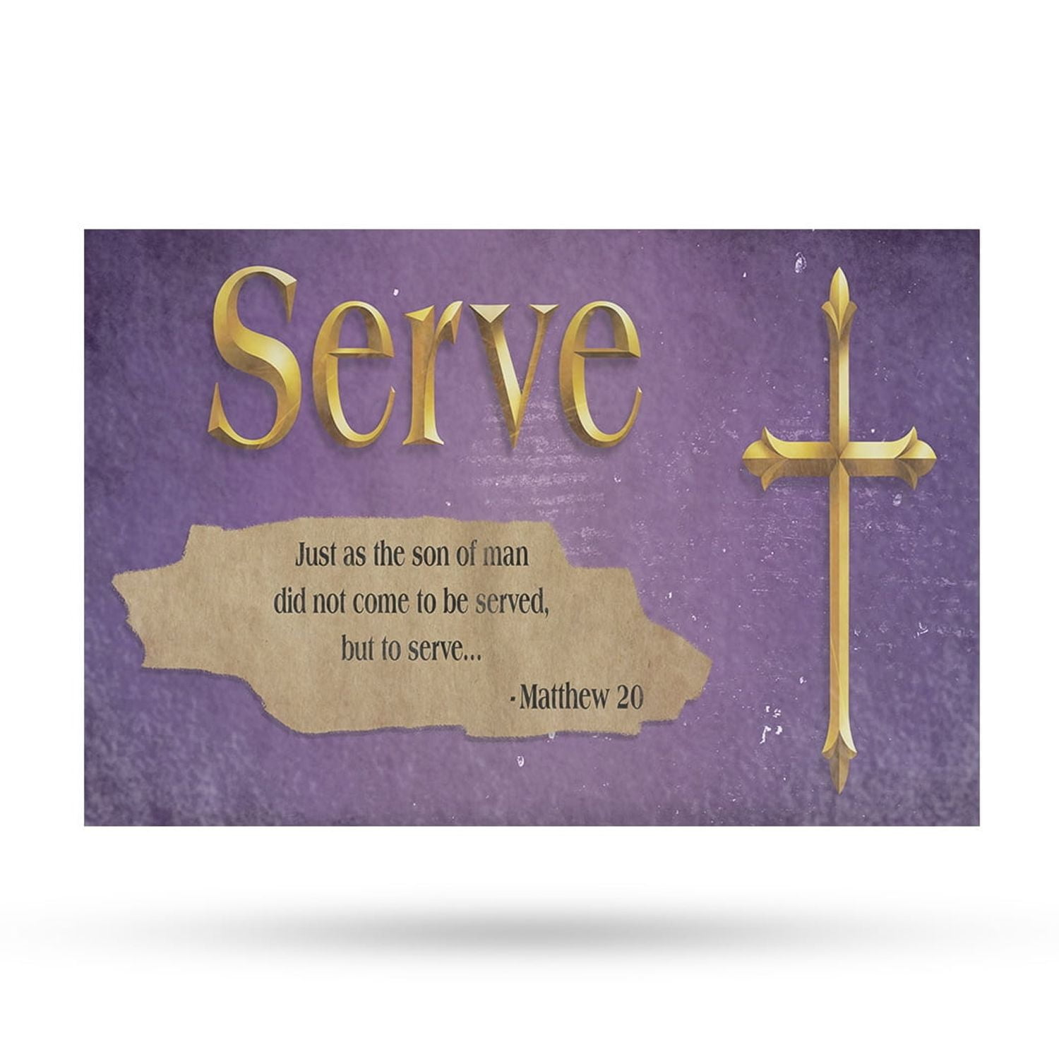 Jesus Serve Vinyl Decal 18 Inch x 24 Inch Weatherproof Heavy-Duty ...
