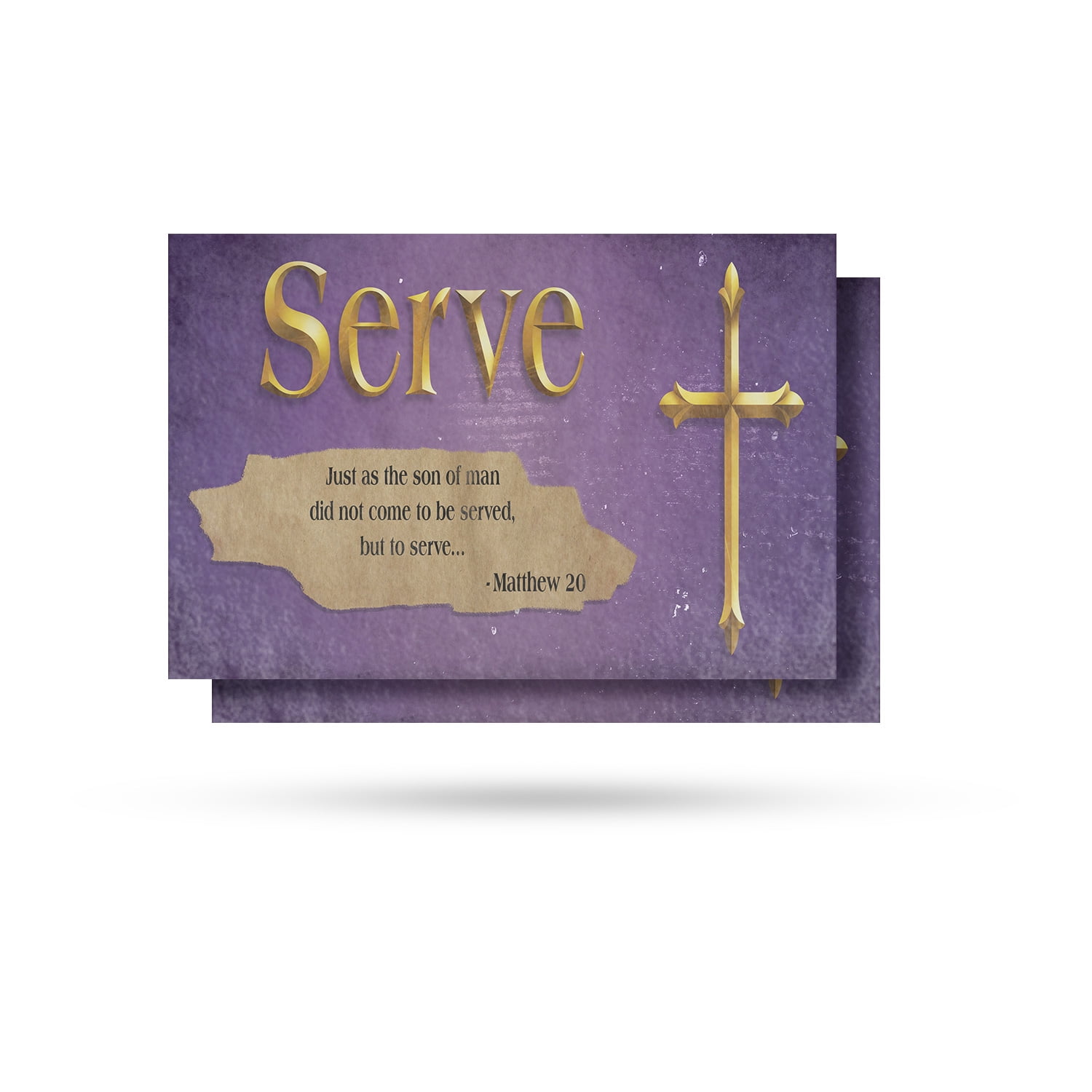 Jesus Serve Vinyl Decal 2 Pack of 24 Inch x 36 Inch Weatherproof Heavy ...
