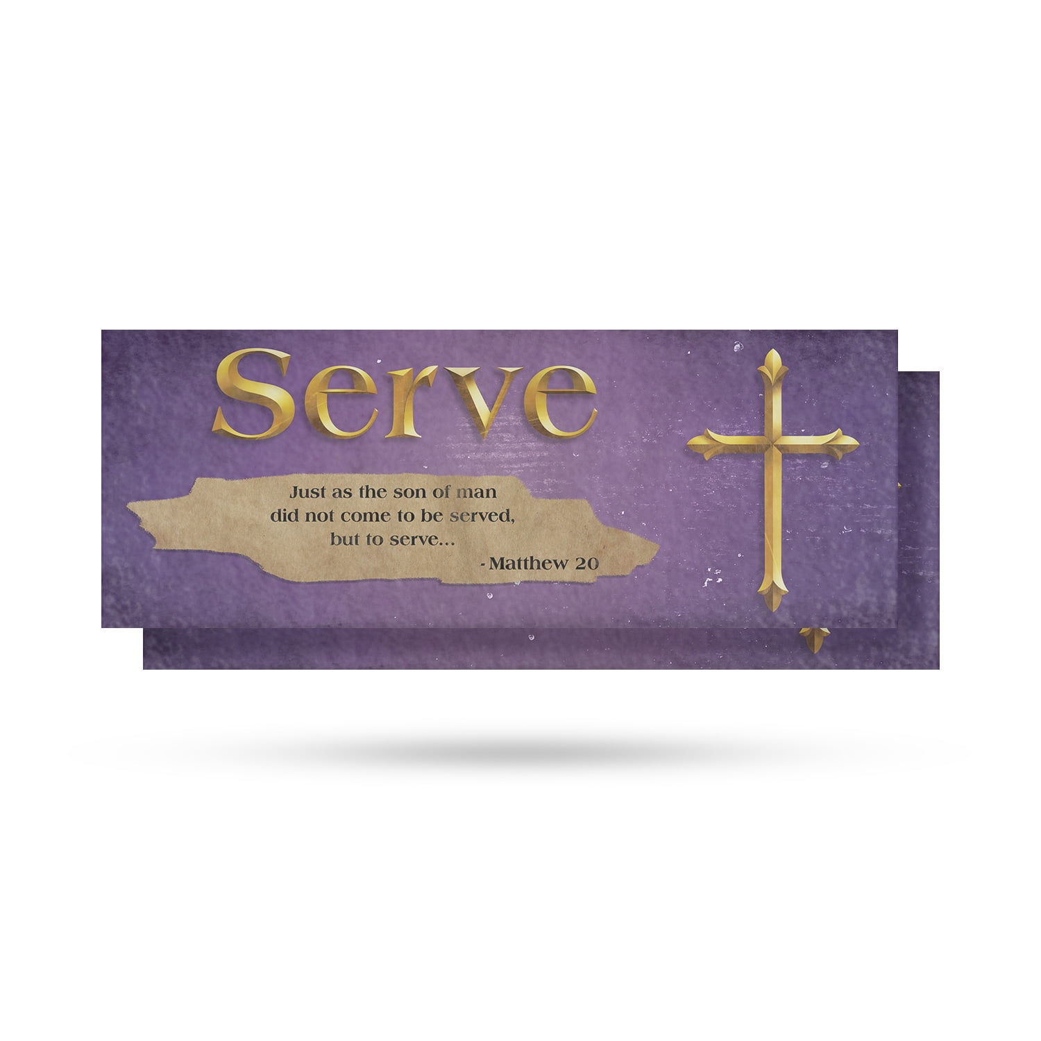 Jesus Serve Vinyl Decal 2 Pack of 24 Inch x 9 Inch Weatherproof Heavy ...