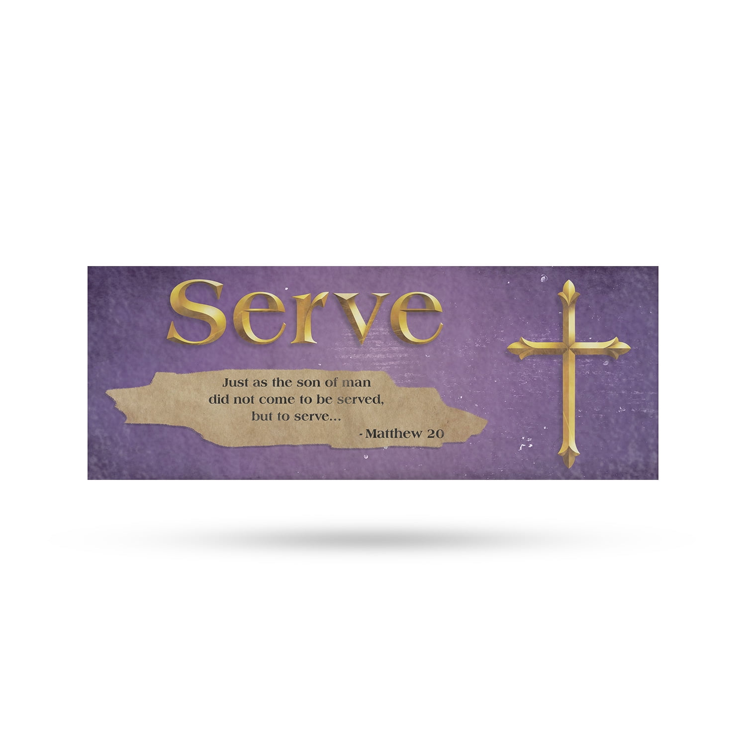 Jesus Serve Vinyl Decal 24 Inch x 9 Inch Weatherproof Heavy-Duty ...