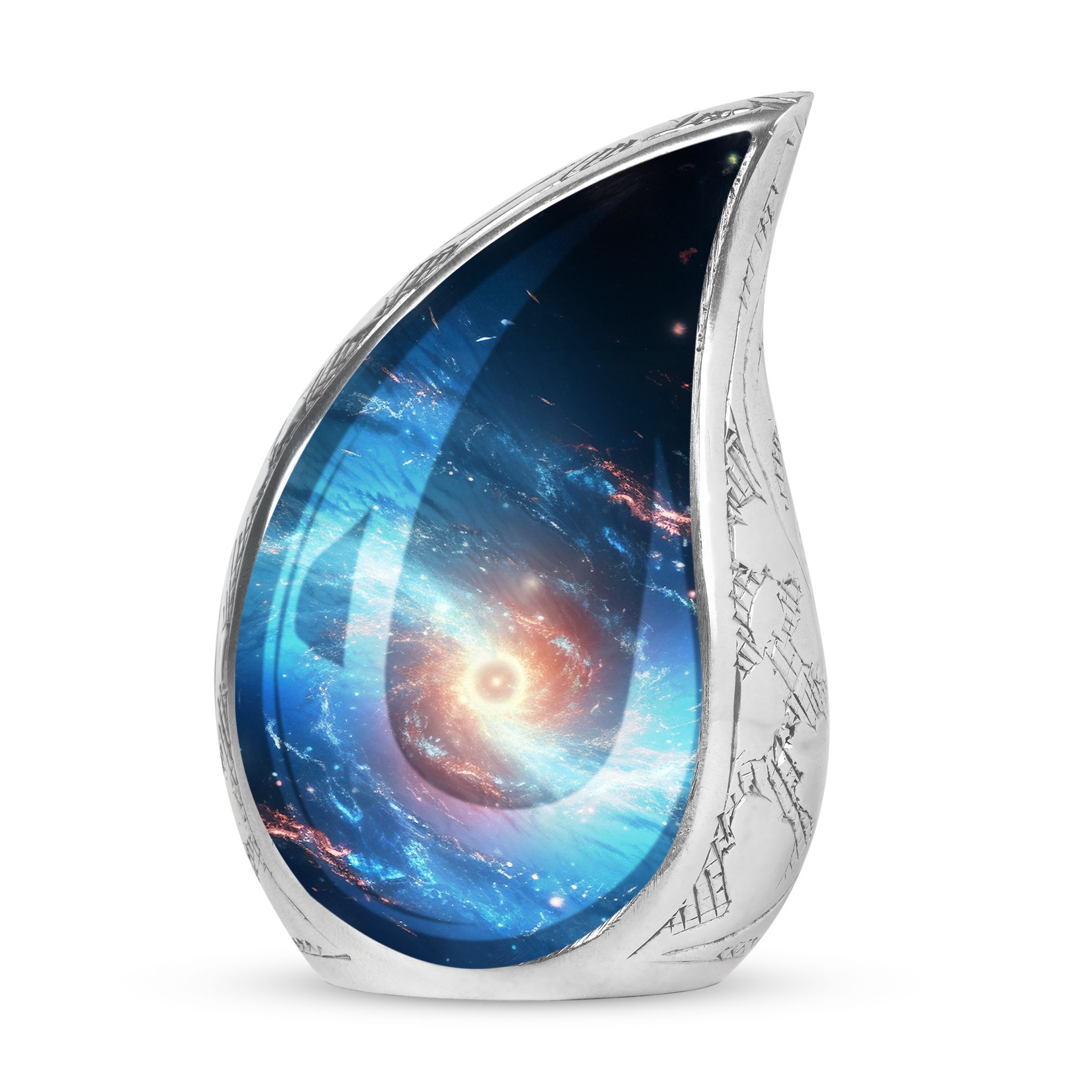 Jesus Small Urn For Ashes, Urn For Women Ashes, Teardrop Urn For Human ...