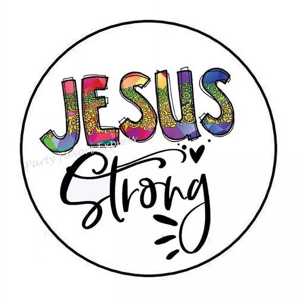 Jesus Strong Sticker Party Favors Sticker Envelope Seals Labels ...