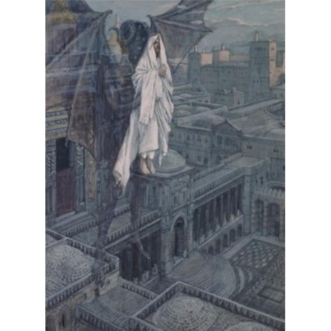 Jesus Taken Up to a Pinnacle of the Temple James J. Tissot 1839-1902 ...