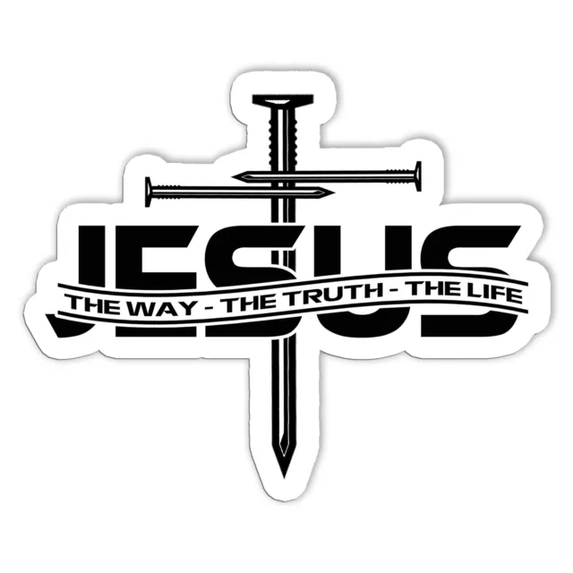 Jesus The Way The Truth The Life Sticker Christ Lover Sticker Phone ...