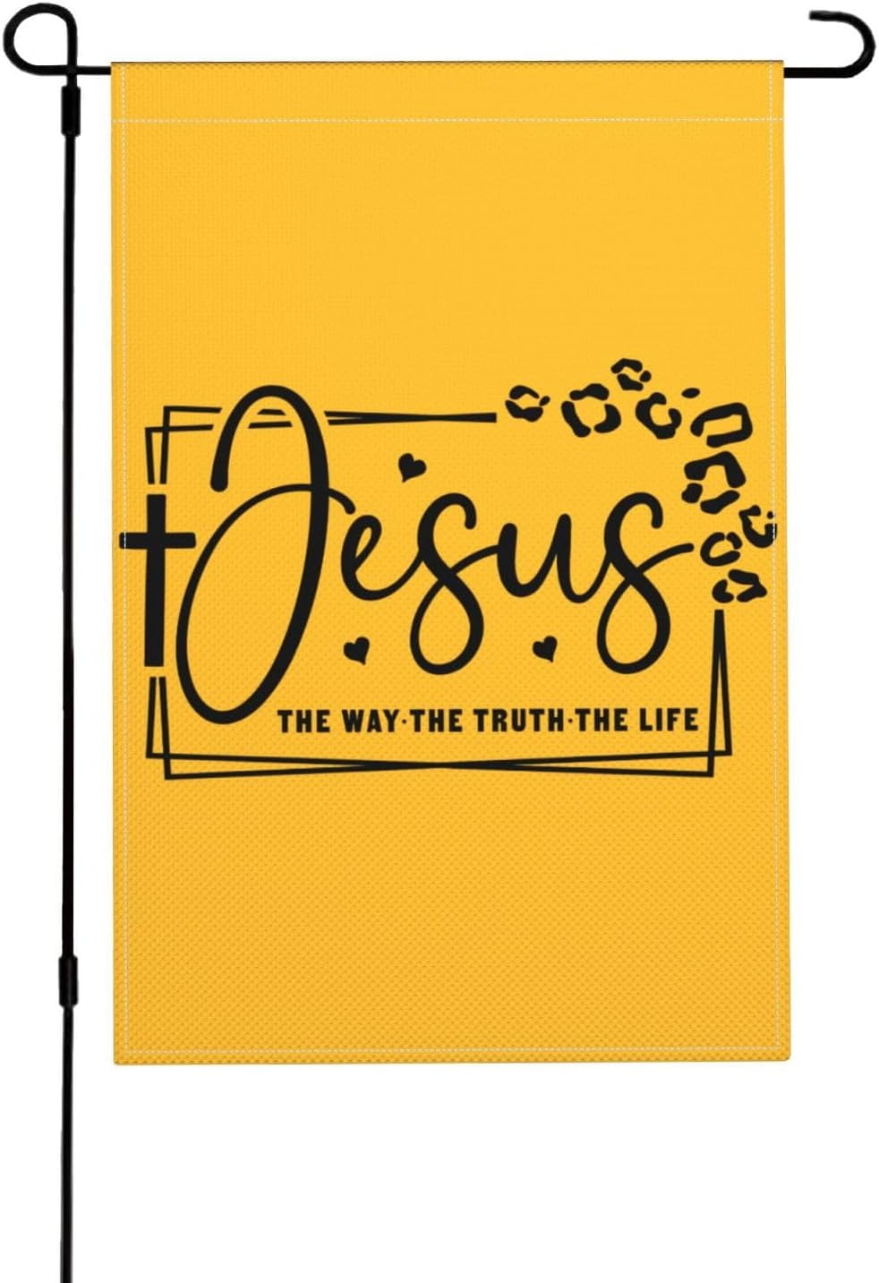 Jesus The Way Truth And The Life Burlap Garden Flag Double Sided ...