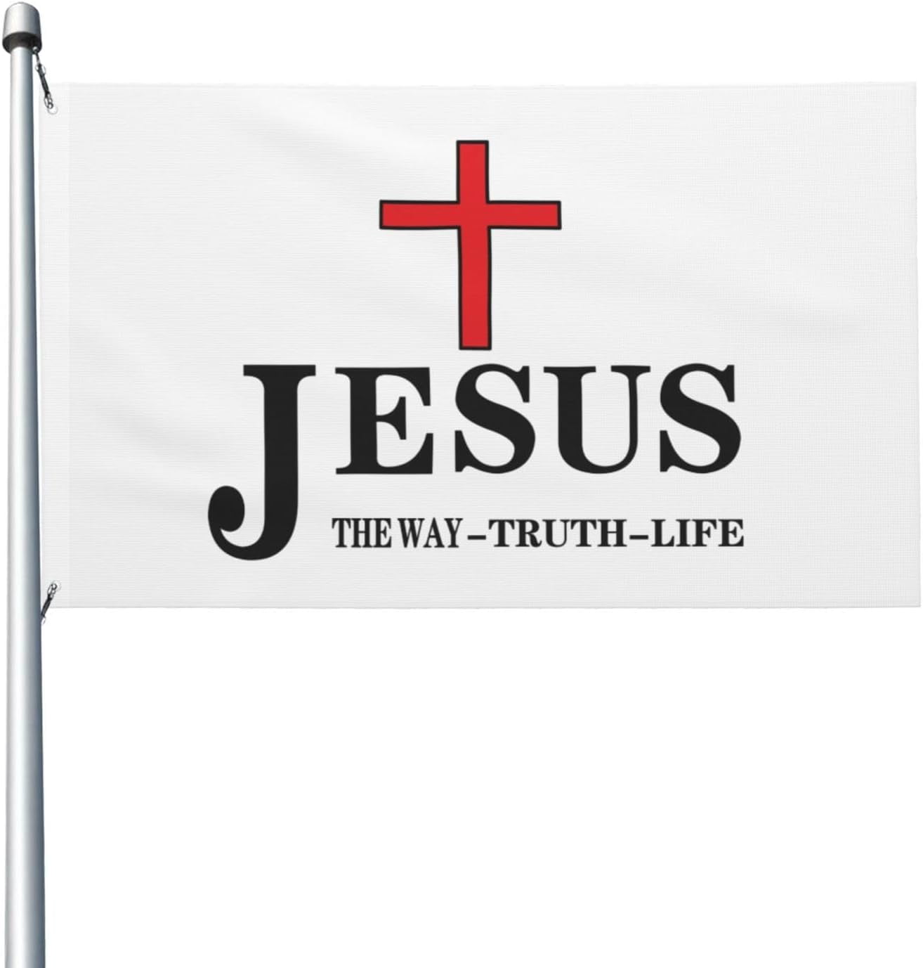 Jesus The Way, Truth, Life Flag,Garden Flag Double Sided Yard Outdoor ...