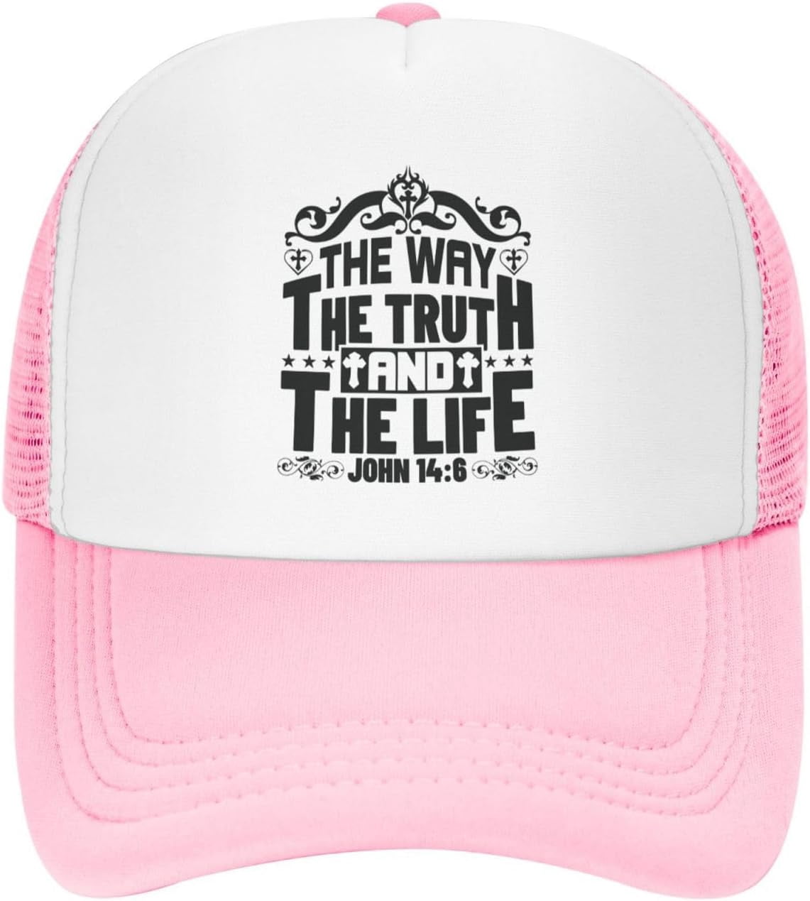 Jesus The Way Truth and The Life Mesh Hat Christian Hat for Men Women ...