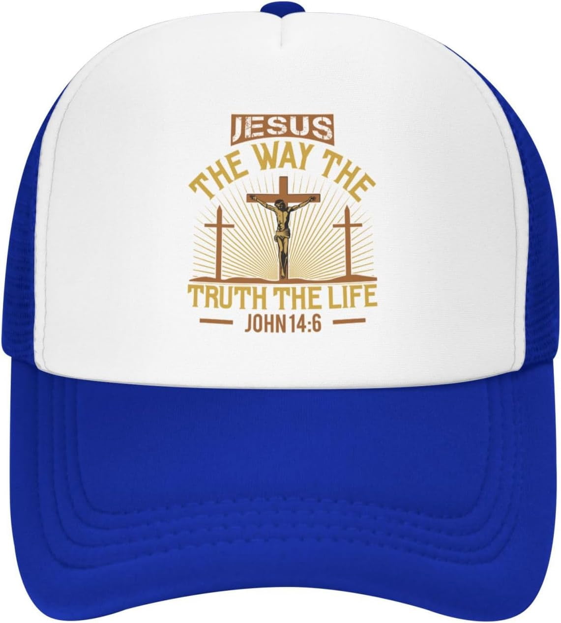 Jesus The Way Truth and The Life Mesh Hat Christian Hat for Men Women ...