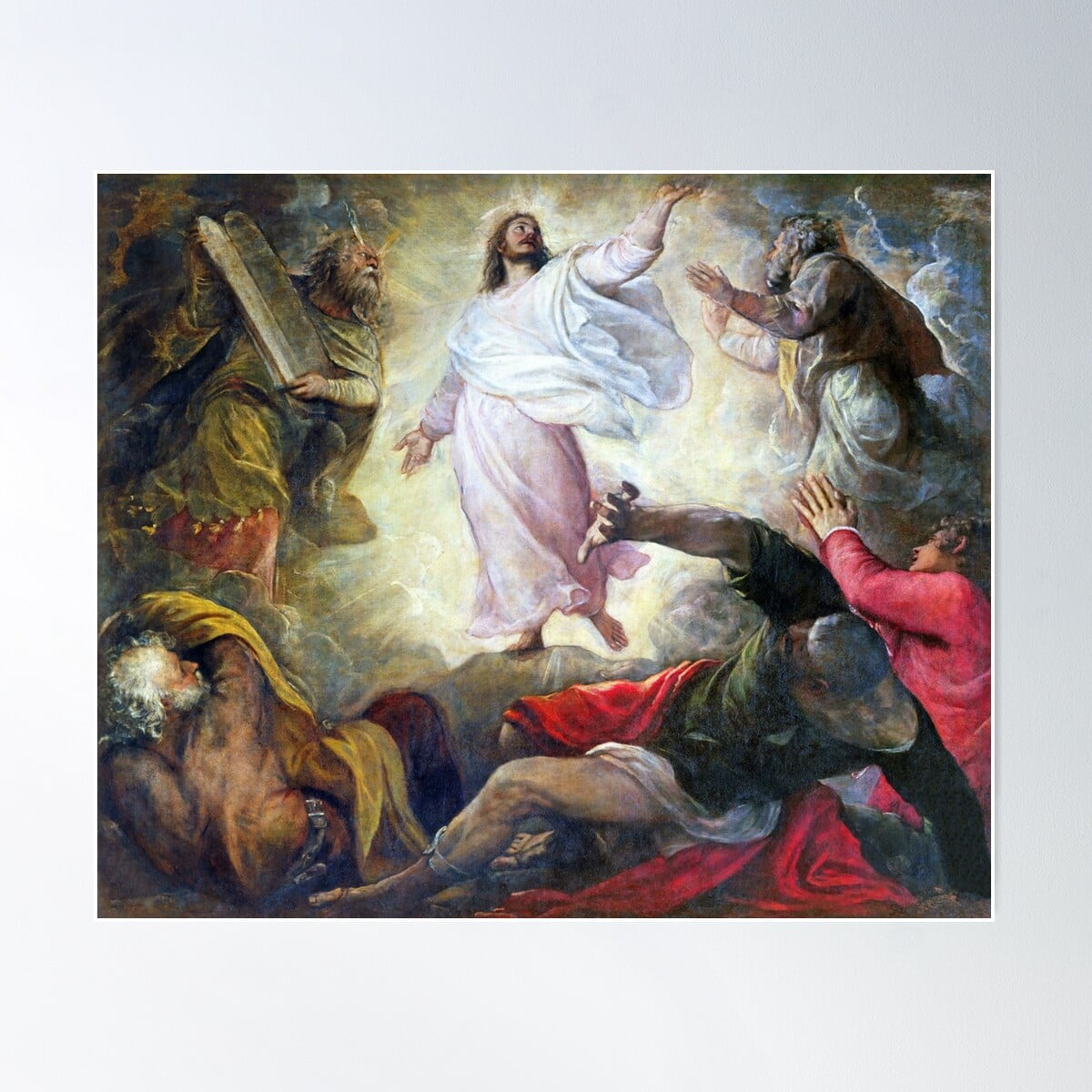 Jesus Transfiguration Poster Wall Art, Modern Wall Decor For Living ...