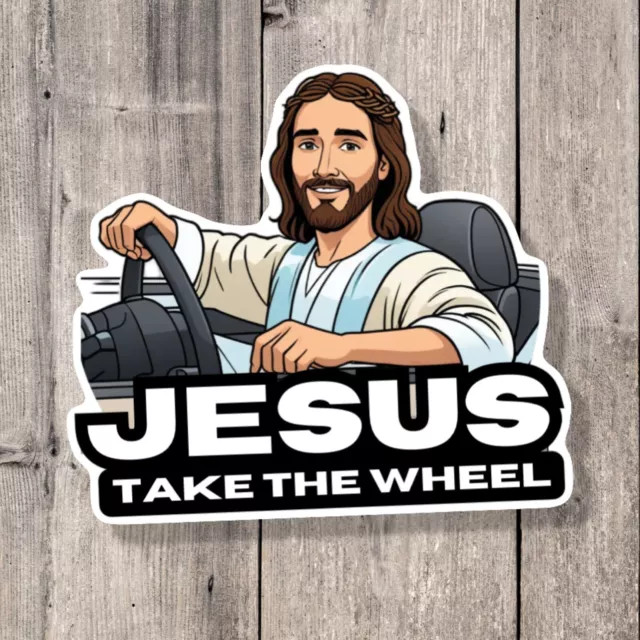 Jesus Vinyl Laptop Sticker Water Bottle Sticker Hard Hat Decalkindle ...