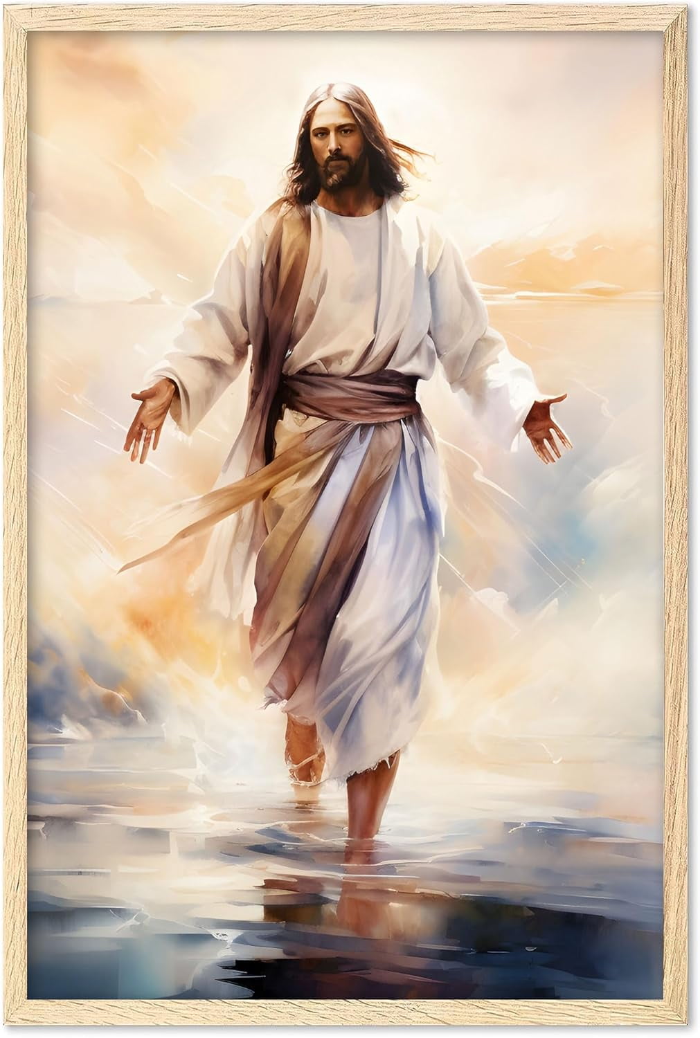 Jesus Walking On Water, Jesus Poster, Painting Jesus, Pictures Of Jesus ...