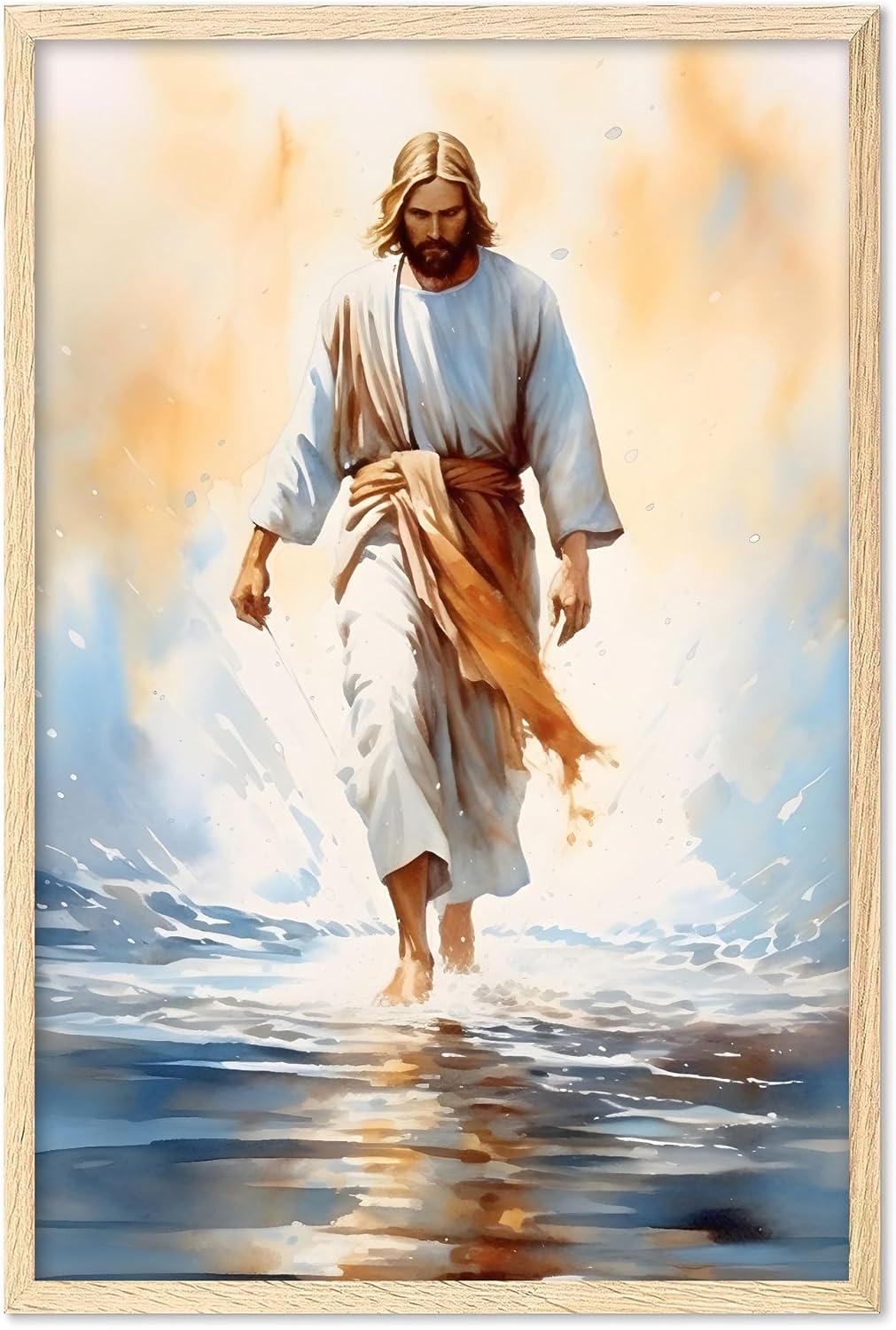 Jesus Walking On Water, Jesus Poster, Painting Jesus, Pictures Of Jesus ...