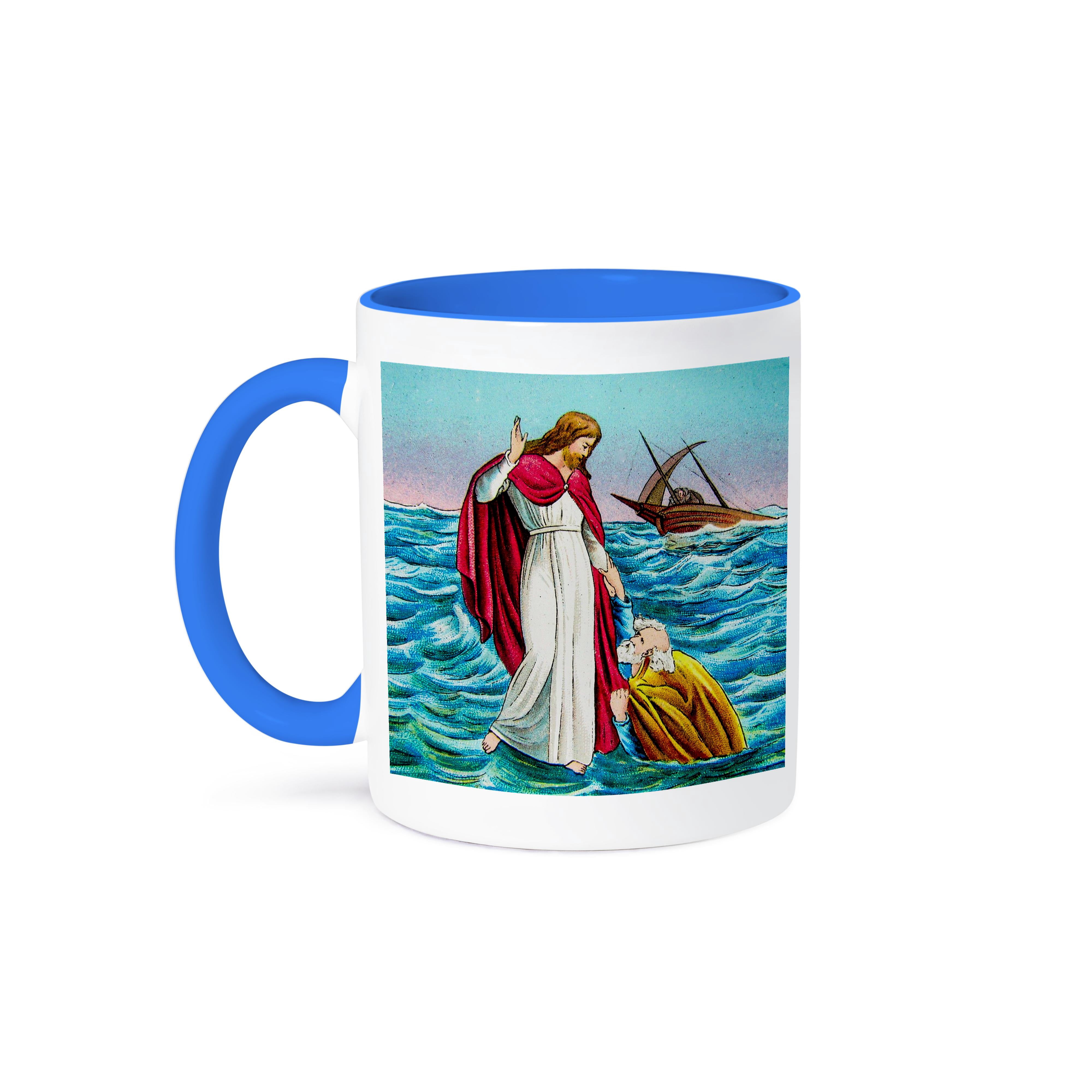3dRose, Jesus Walking on Water Bible Miracle Christian Magic Lantern ...