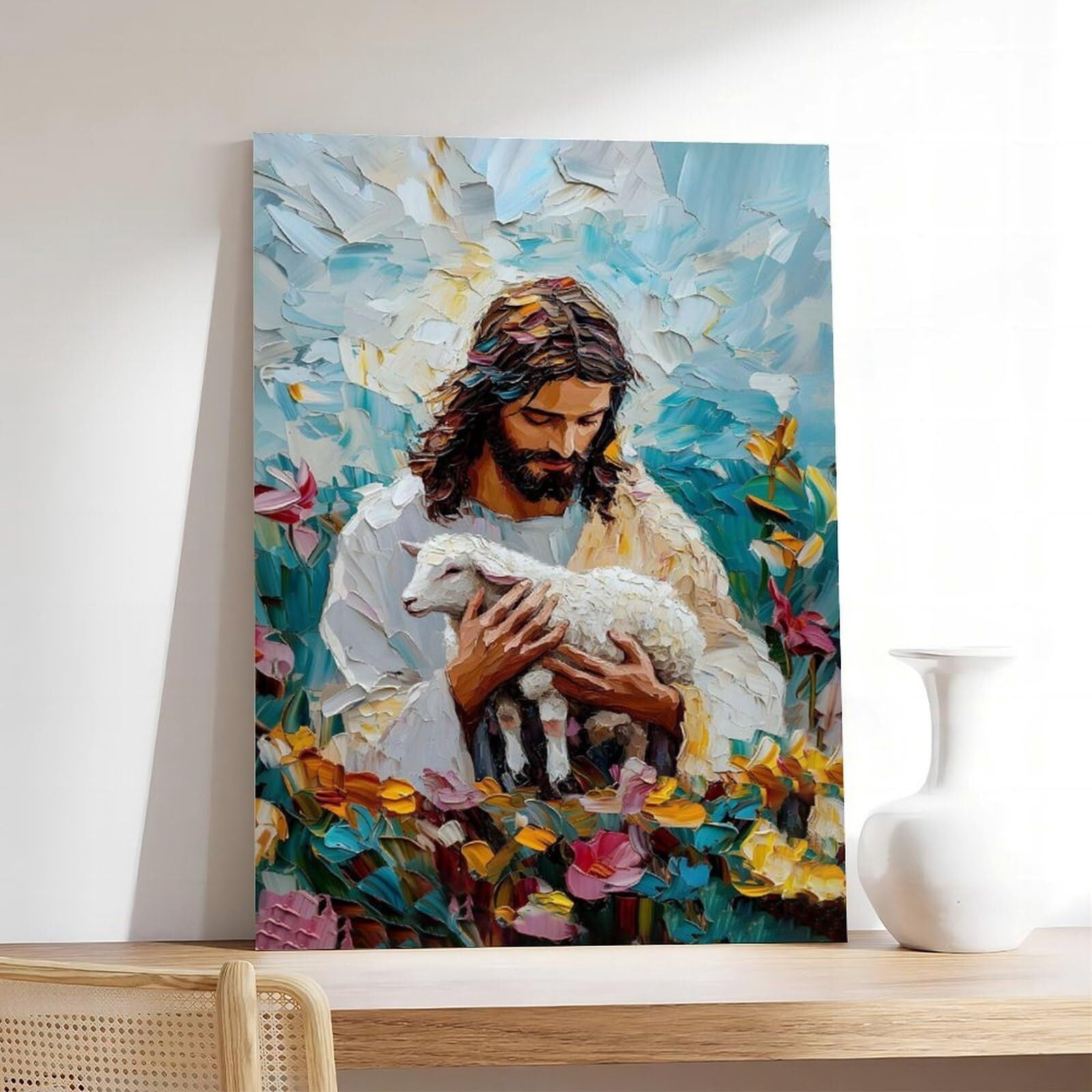 Jesus Wall Decor for Prayer Room Canvas Poster Wall Art for Decorations ...