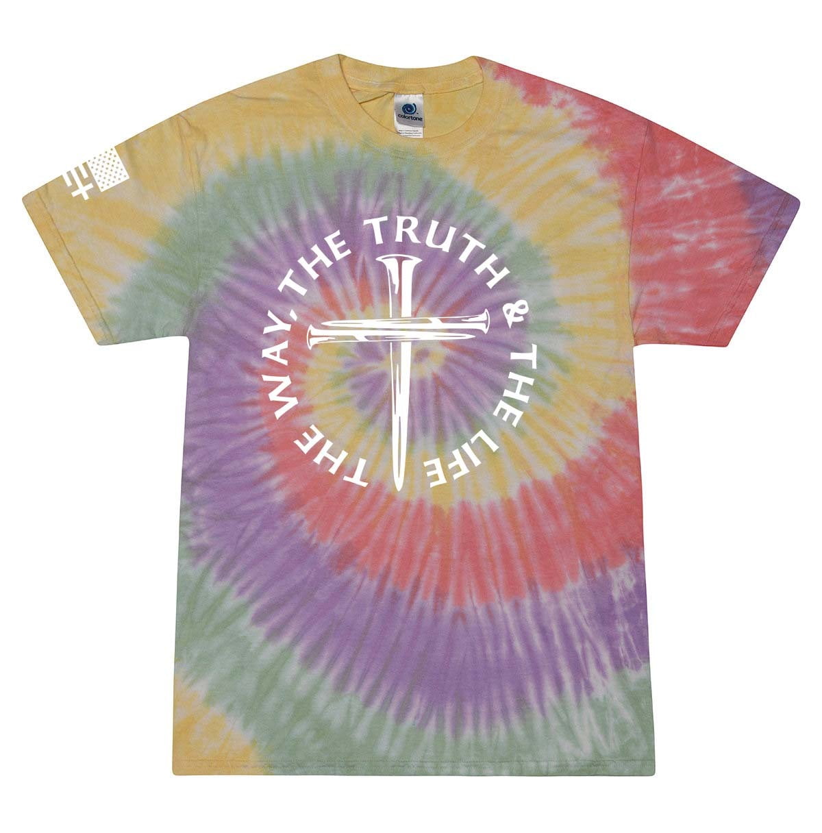 Jesus The Way The Truth The Life John 14:6 Scripture Nail Cross Shirt ...