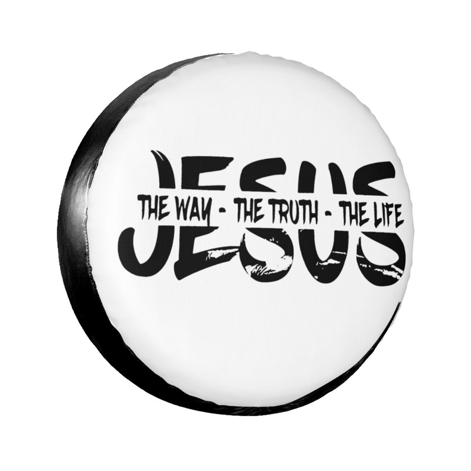 Jesus The Way, Truth, Life Spare Tire Cover Waterproof Dust-Proof ...