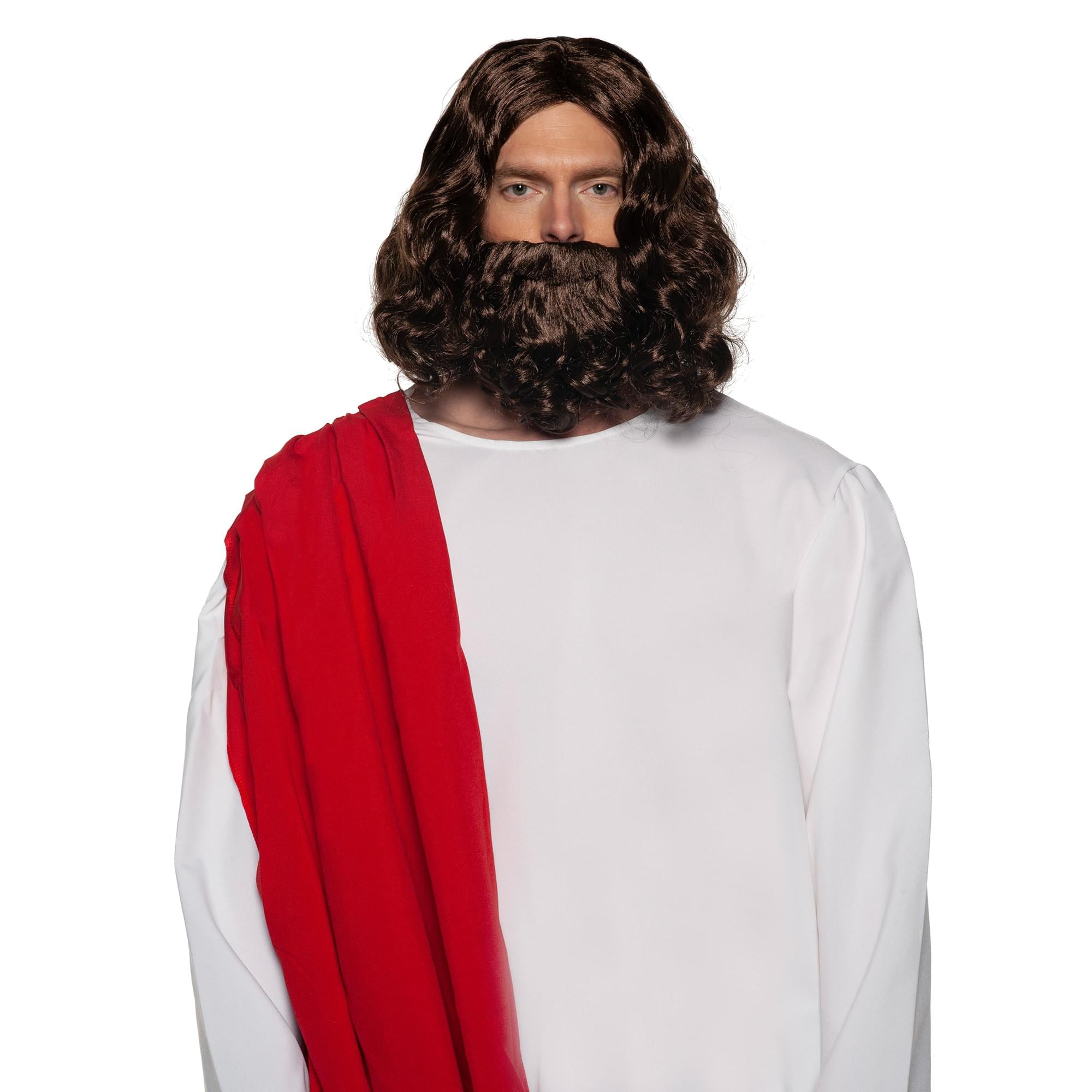 Jesus Wig & Beard Adult Costume Set - Walmart.com