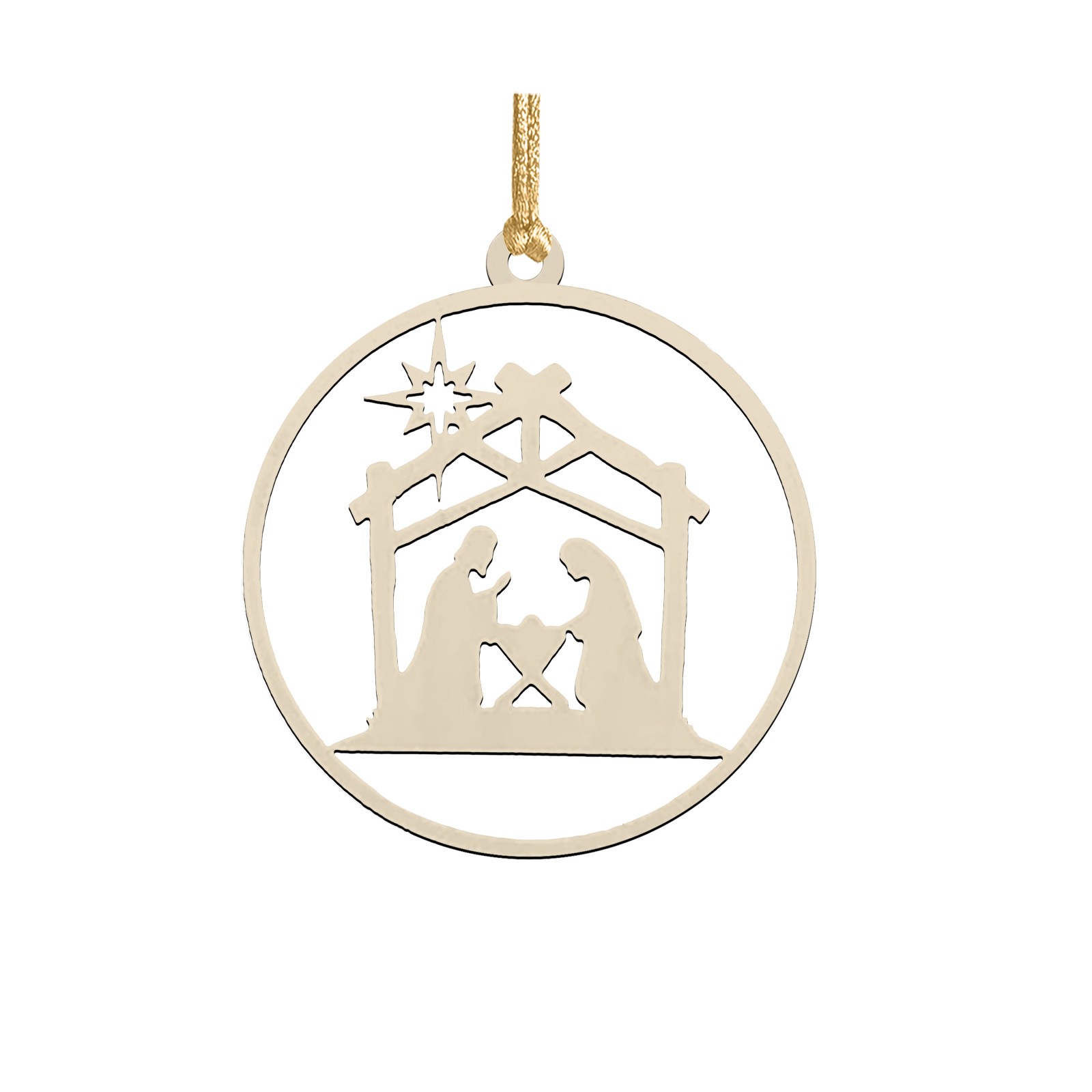 Jesus Wooden Nativity Pendant Religious Nativity Souvenir Ornaments ...