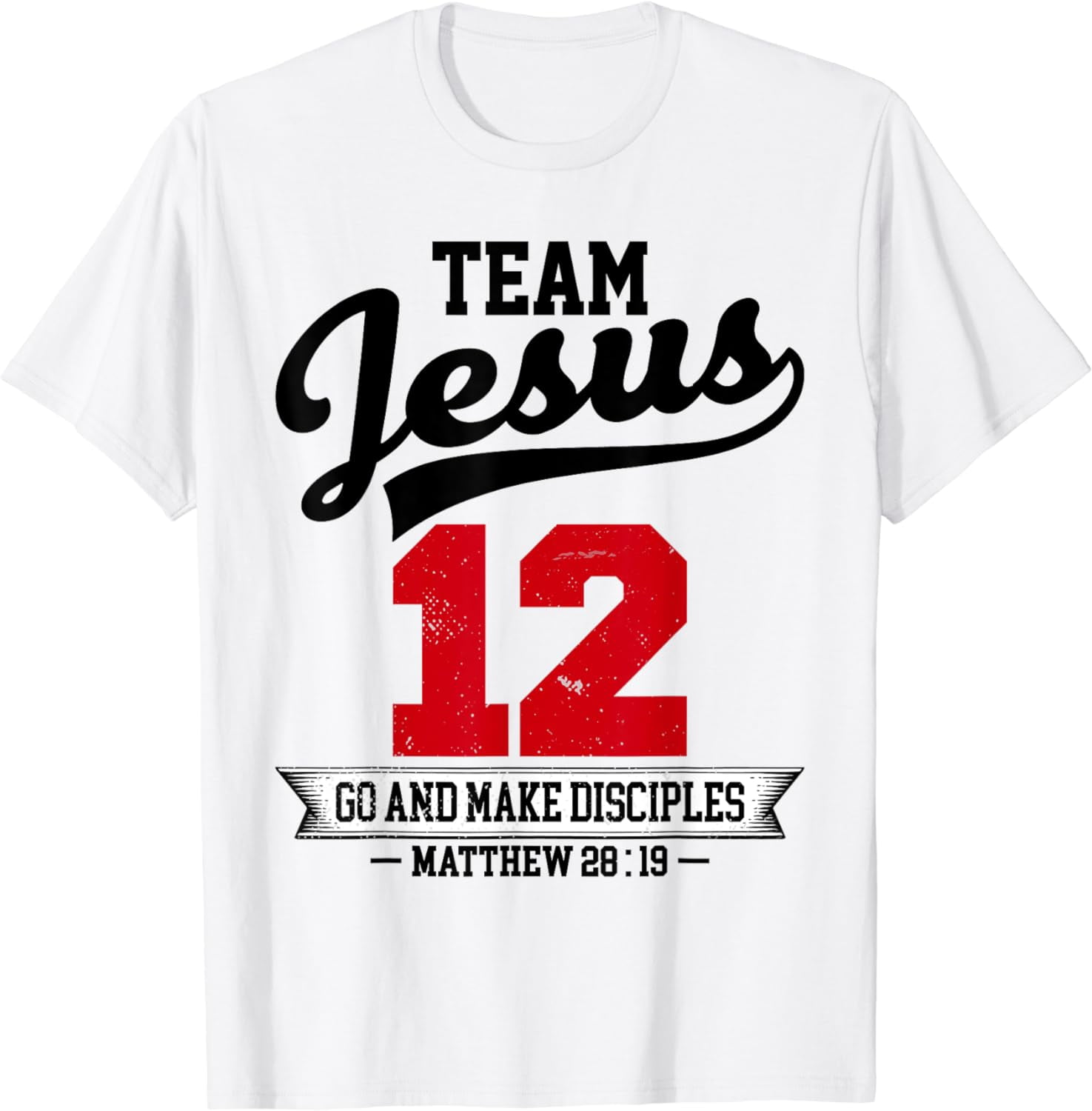 Jesus and Baseball Team Jesus Christian Matthew 28:19 Love T-Shirt ...