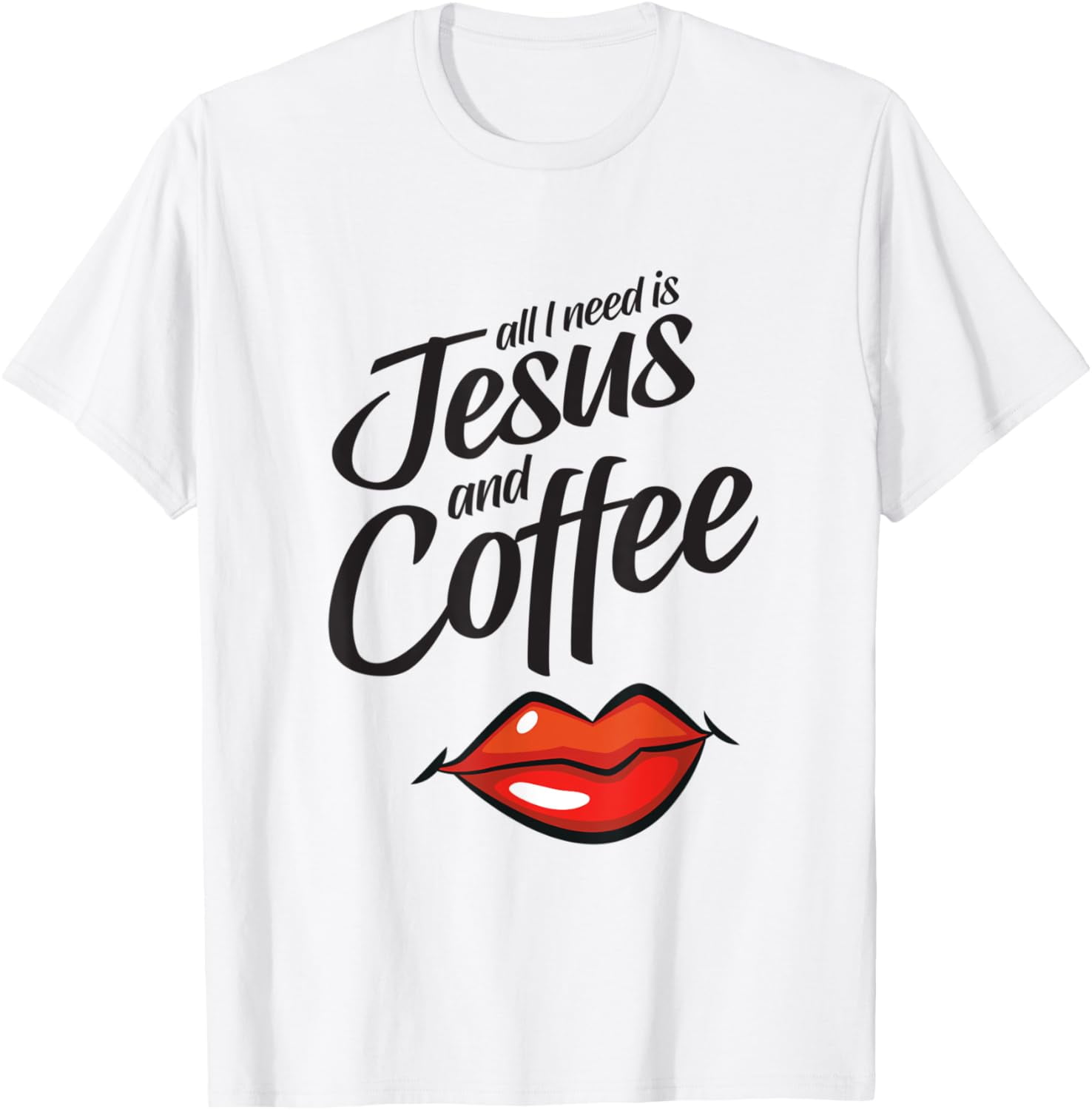 Jesus and Coffee for Believers Christ and God T-Shirt - Walmart.com