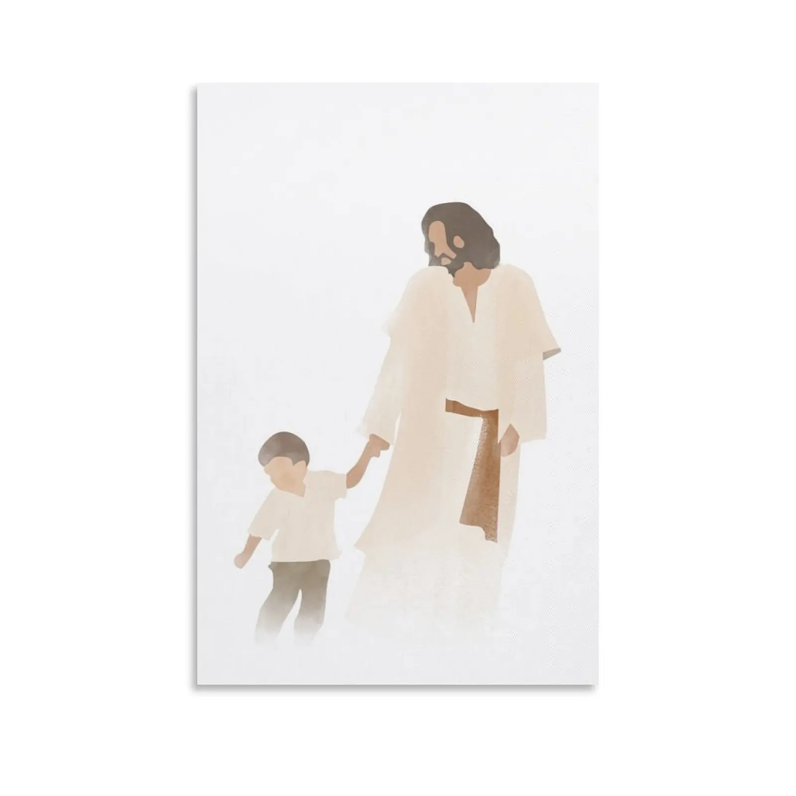 Jesus and boy Christ picture Christ painting LDS art Canvas Painting ...