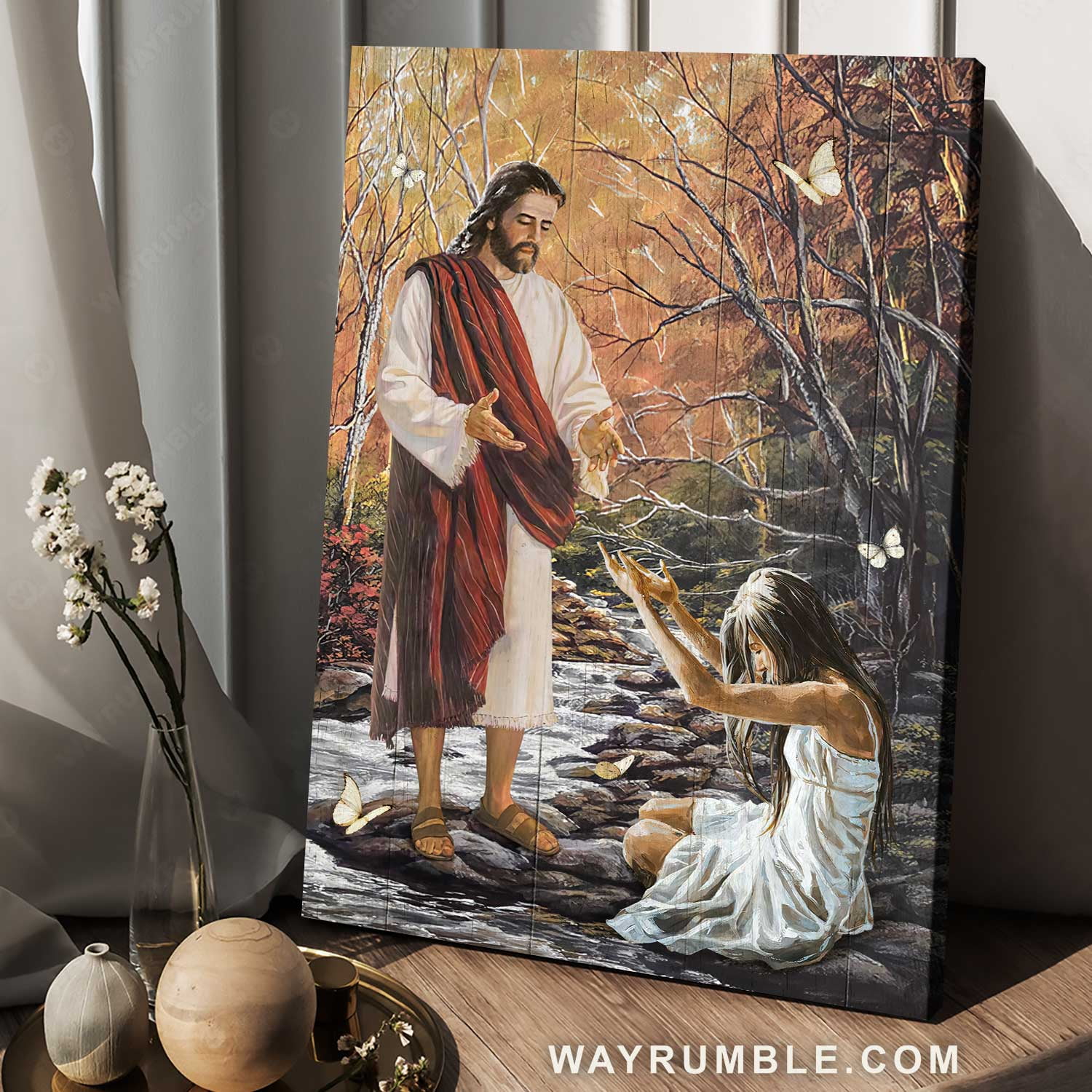 Jesus calls, Pretty girl, Amazing forest, The passion of the Christ ...