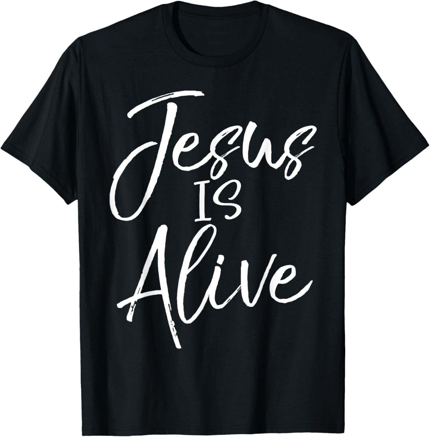 Jesus is Alive Shirt Vintage Bold Christian Resurrection Tee - Walmart.com