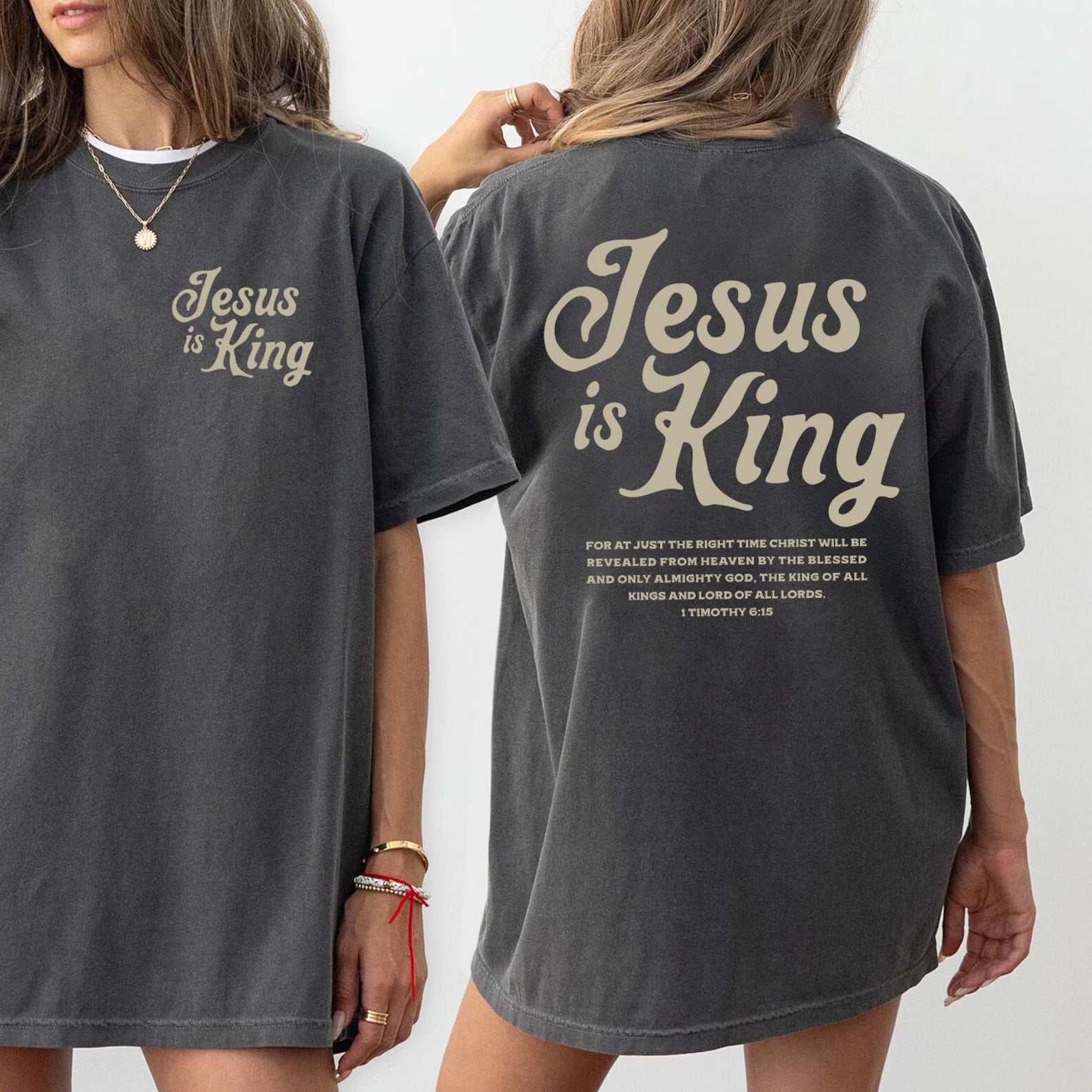 Jesus is King Shirt, Jesus Religious Shirt, Christian Shirt, Faith ...