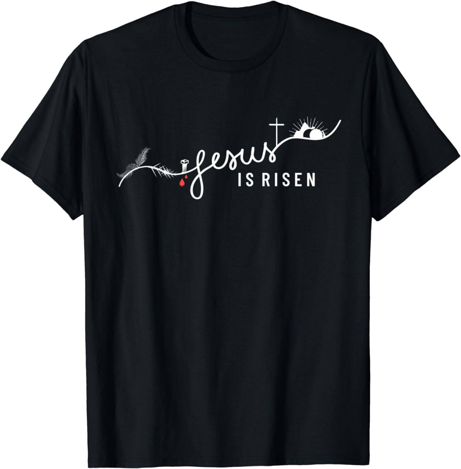 Jesus is Risen | Women Men Youth, Holy Week, Easter, Christ T-Shirt ...