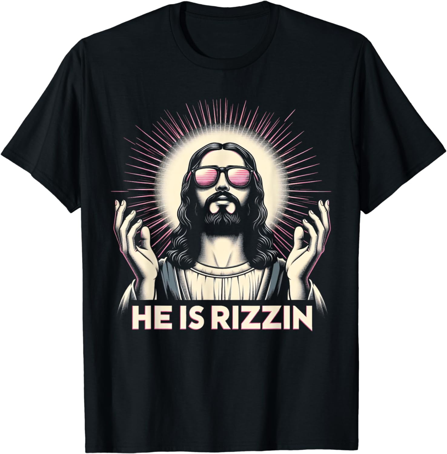 Jesus is Rizzen Easter Christian Religious He Is Rizzin T-Shirt ...