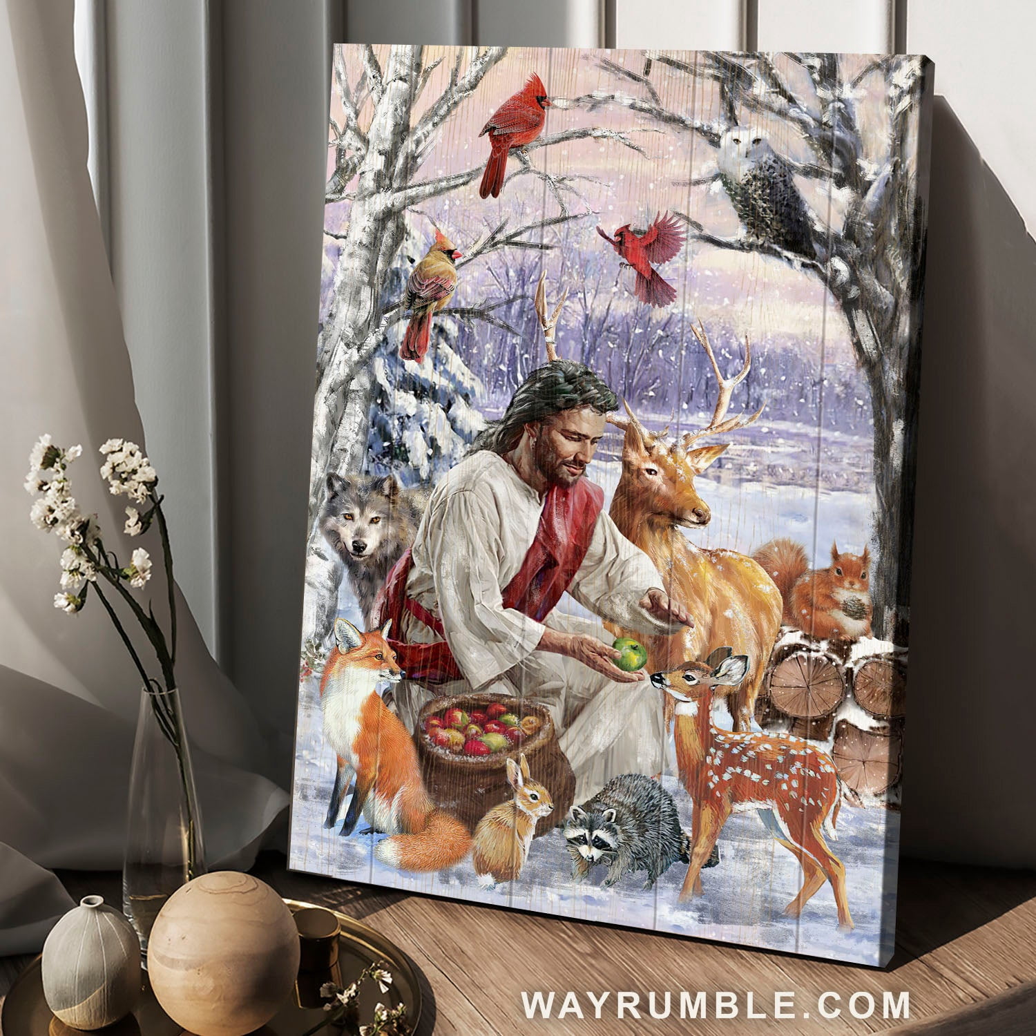 Jesus painting, Winter season, Wild animals, Cardinal drawing, The ...