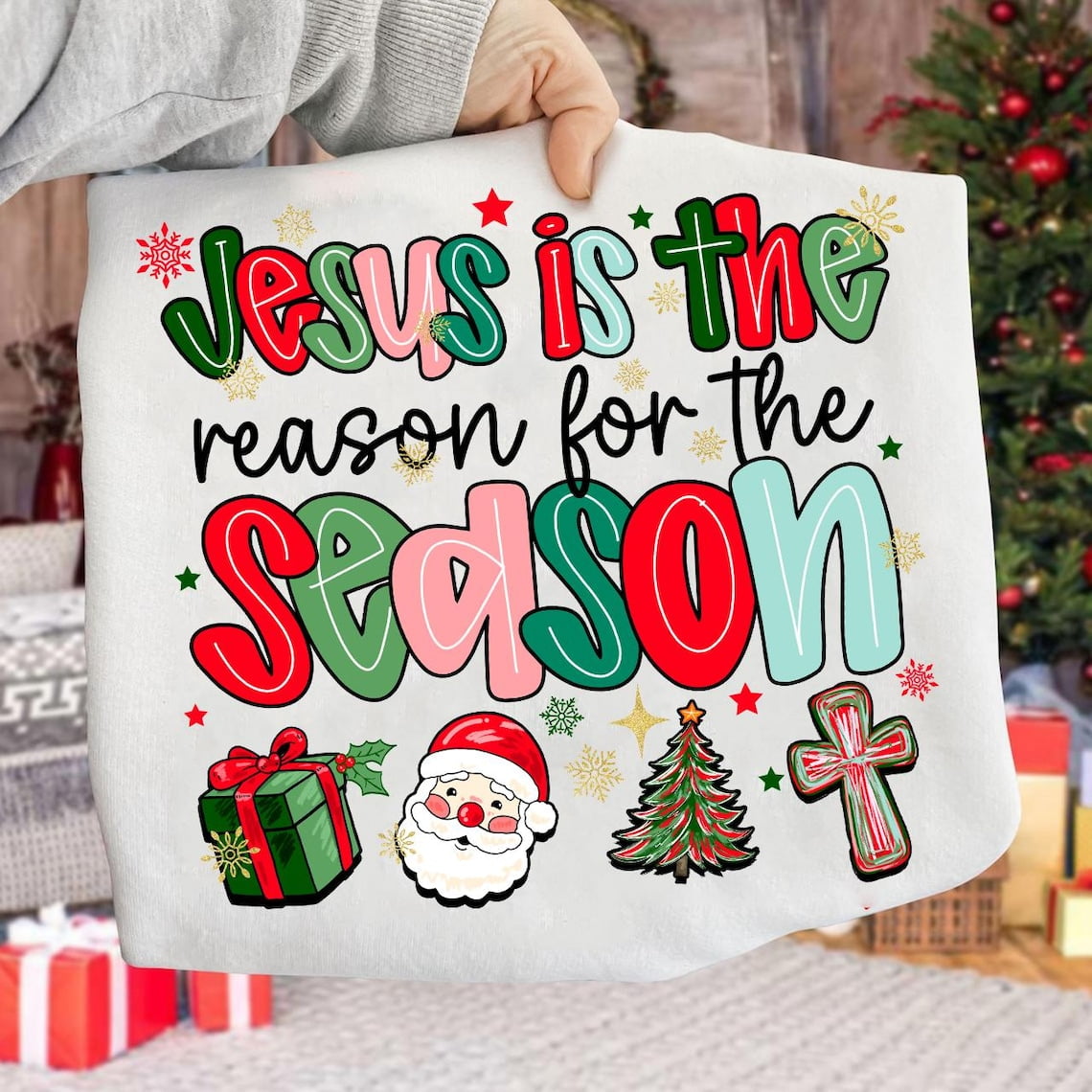 Jesus is the reason for the season, Coquette Jesus Winter Holiday, Baby ...