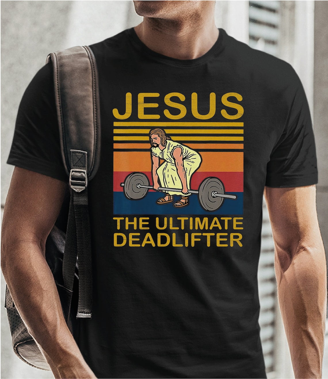 Jesus the Ultimate Deadlifter Shirt, Christian T-Shirt, Religious Shirt ...
