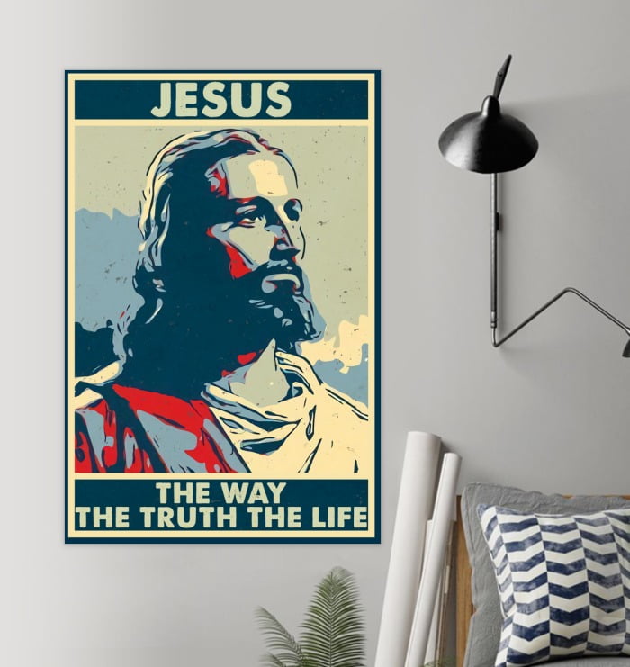 Jesus the way the truth the life poster 16 x 24 Inch Poster - Walmart.com
