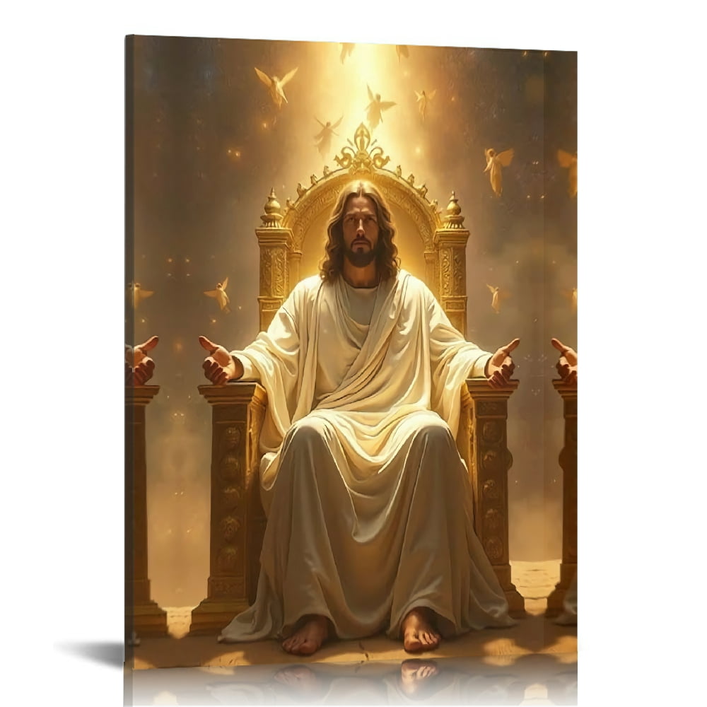 Jesus wall art decor Christian wall art, Jesus Canvas Wall Art Print ...