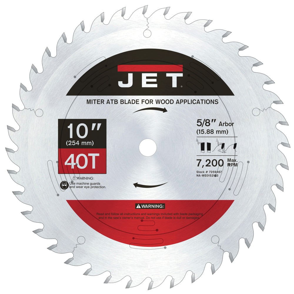 Jet 1040 Miter Saw Blade - Walmart.com