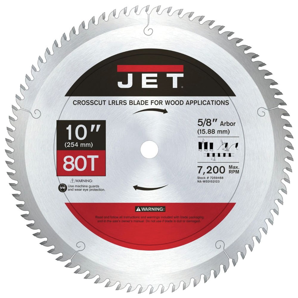Jet 1080 Crosscut Circular Saw Blade - Walmart.com