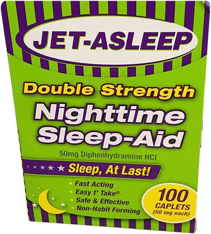 Jet-Asleep Double Strength Nighttime Sleep-Aid 100 Count - Walmart.com